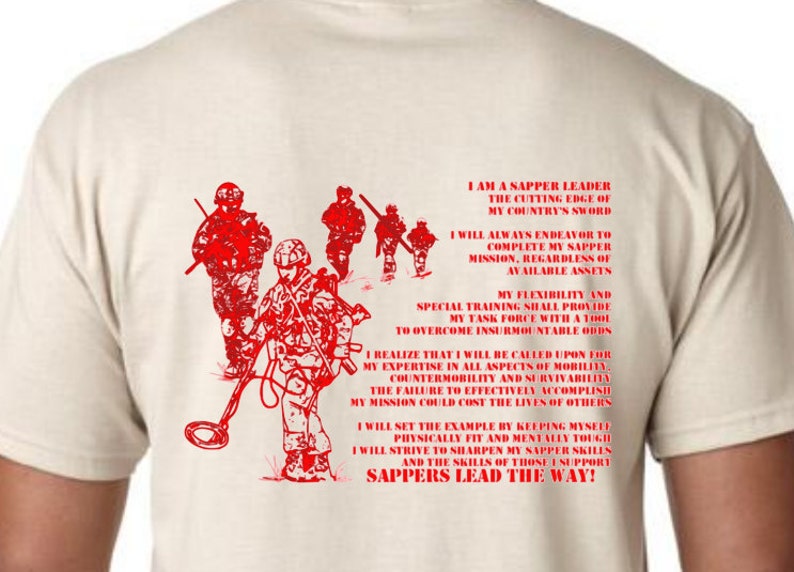 SAPPER CREED T Shirt - Etsy