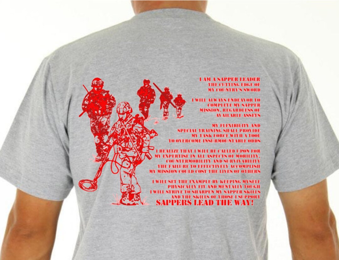 SAPPER CREED T Shirt - Etsy