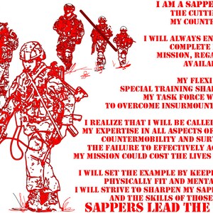 SAPPER CREED T Shirt - Etsy