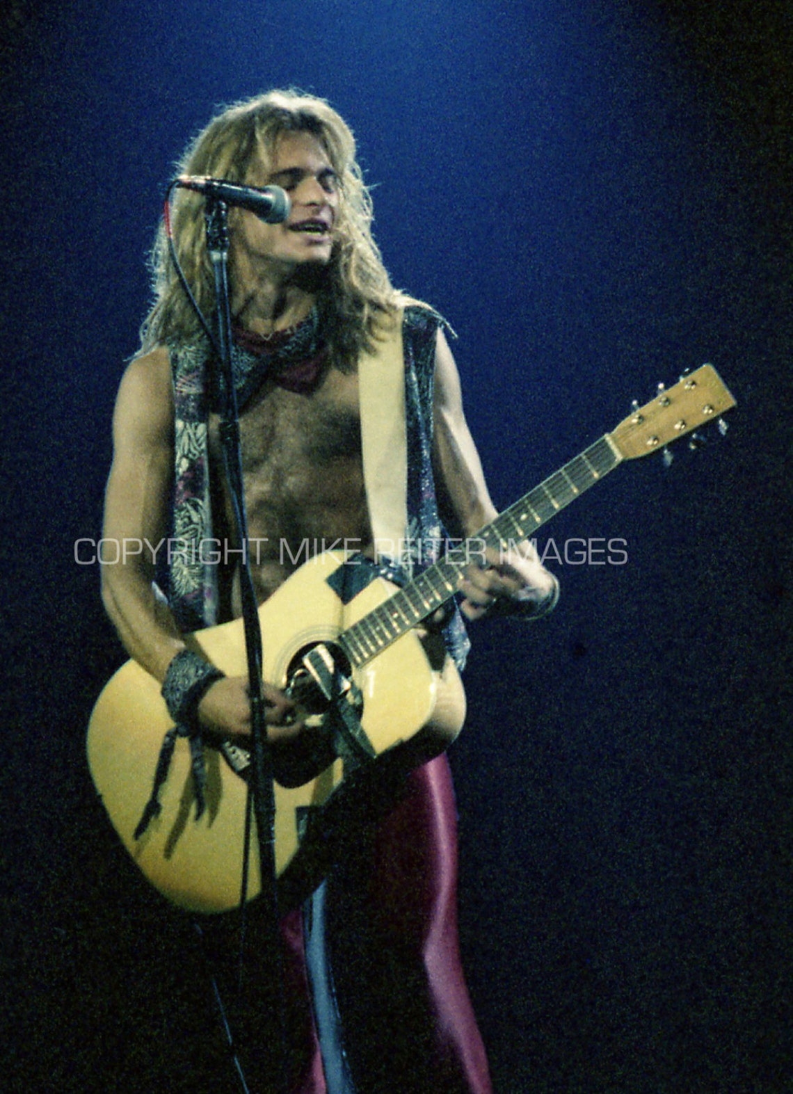 David Lee Roth Van Halen Photograph Original Print 1979 Saint Paul ...