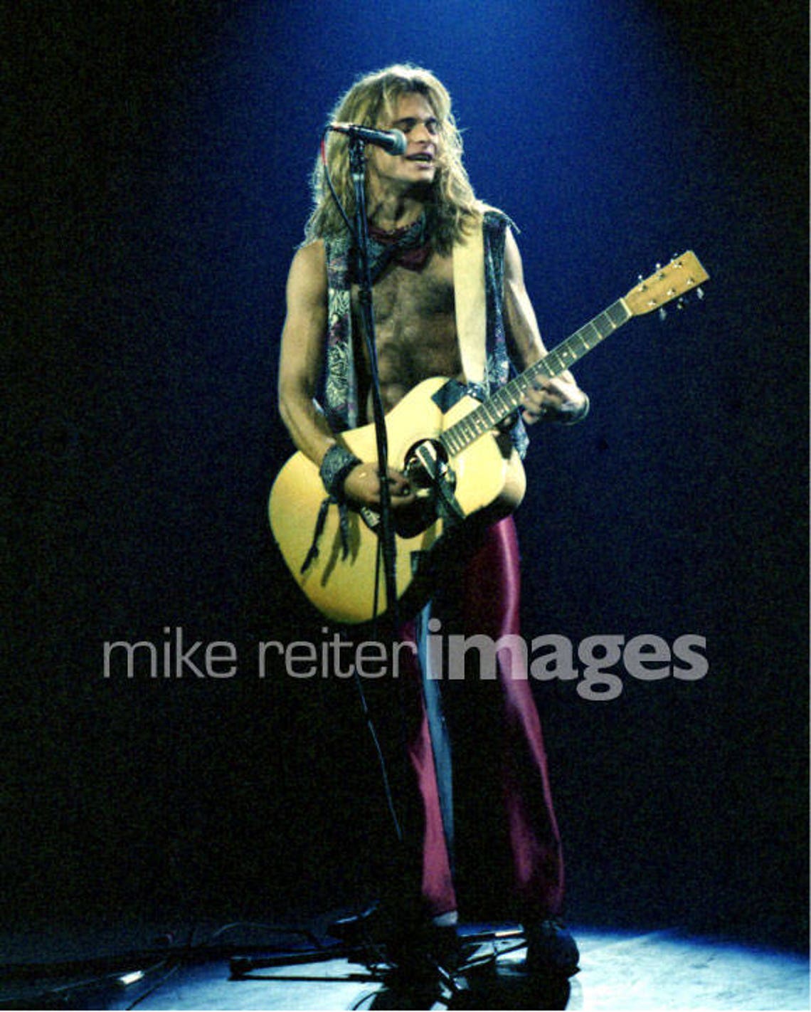 David Lee Roth Van Halen Photograph Original Print 1979 Saint Paul ...