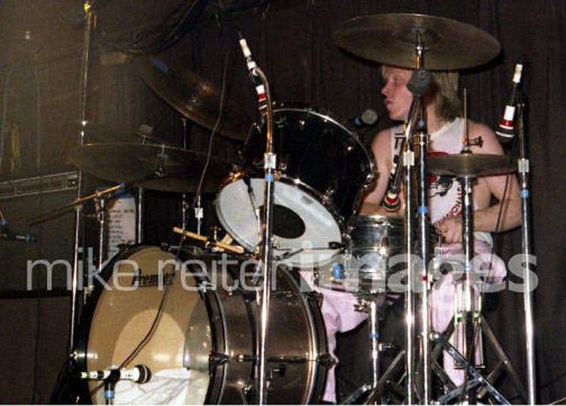 The Sex Pistols Drummer Paul Cook 1981 Concert Photo Minneapolis the ...