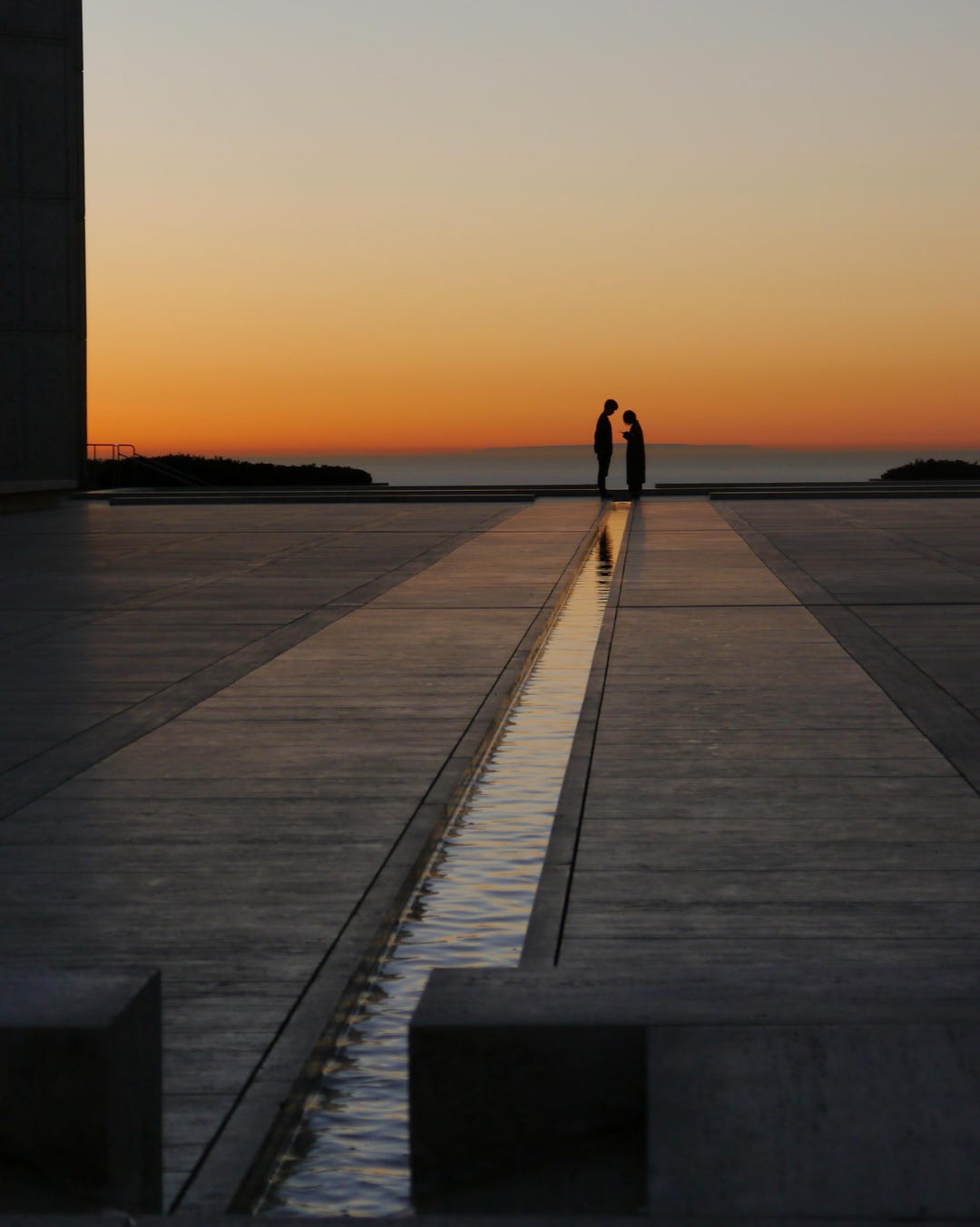 Louis Kahn's Salk Institute Sunset Art Print Unframed La Jolla ...
