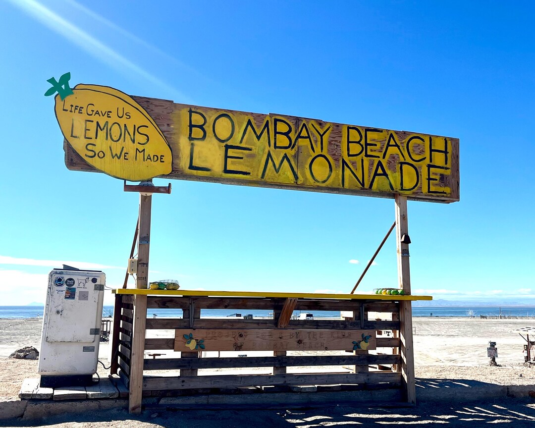 Salton Sea Bombay Beach Lemonade Sign Color Photograph California - Etsy