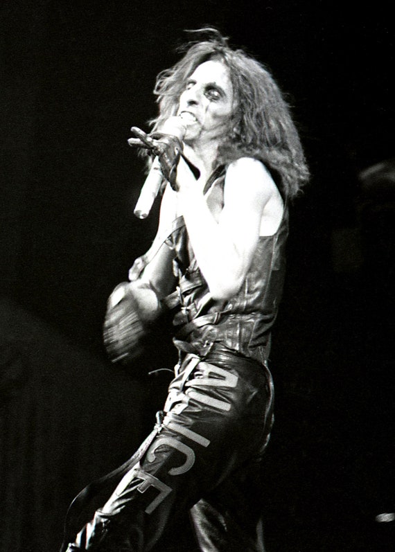 Alice Cooper Concert Photograph 1979 From the Inside Tour Met - Etsy