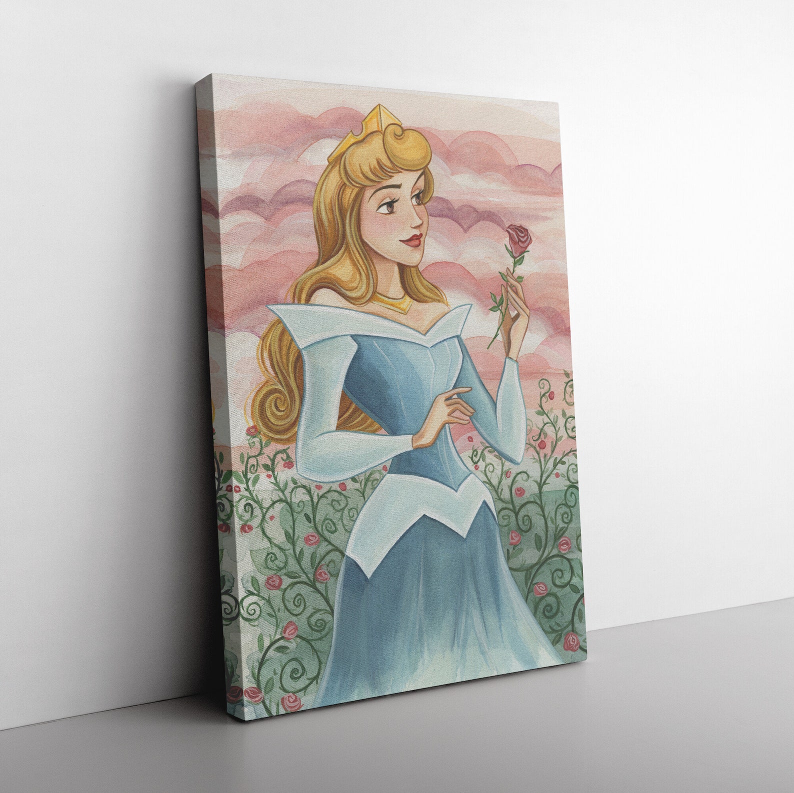 Sleeping Princess Canvas - Etsy