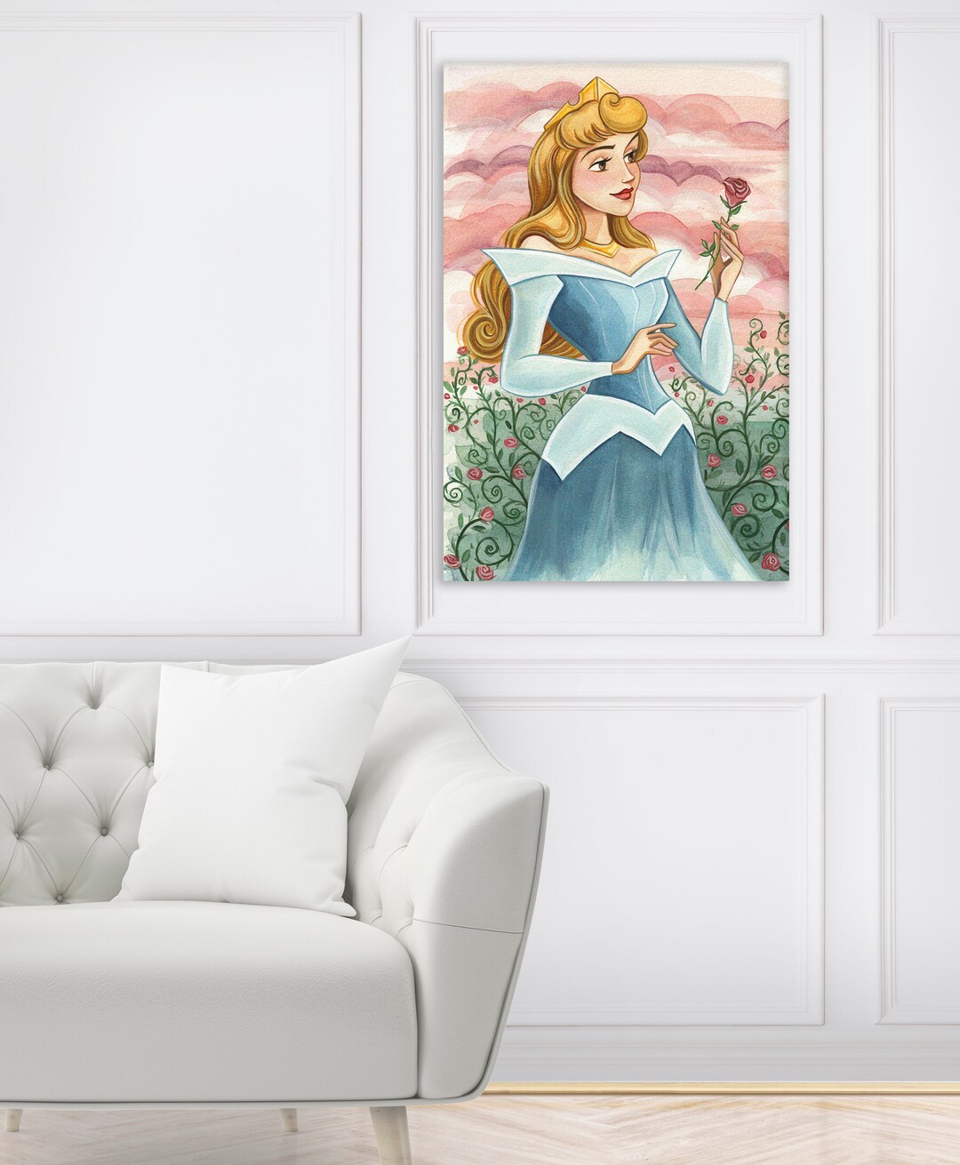 Sleeping Princess Canvas - Etsy