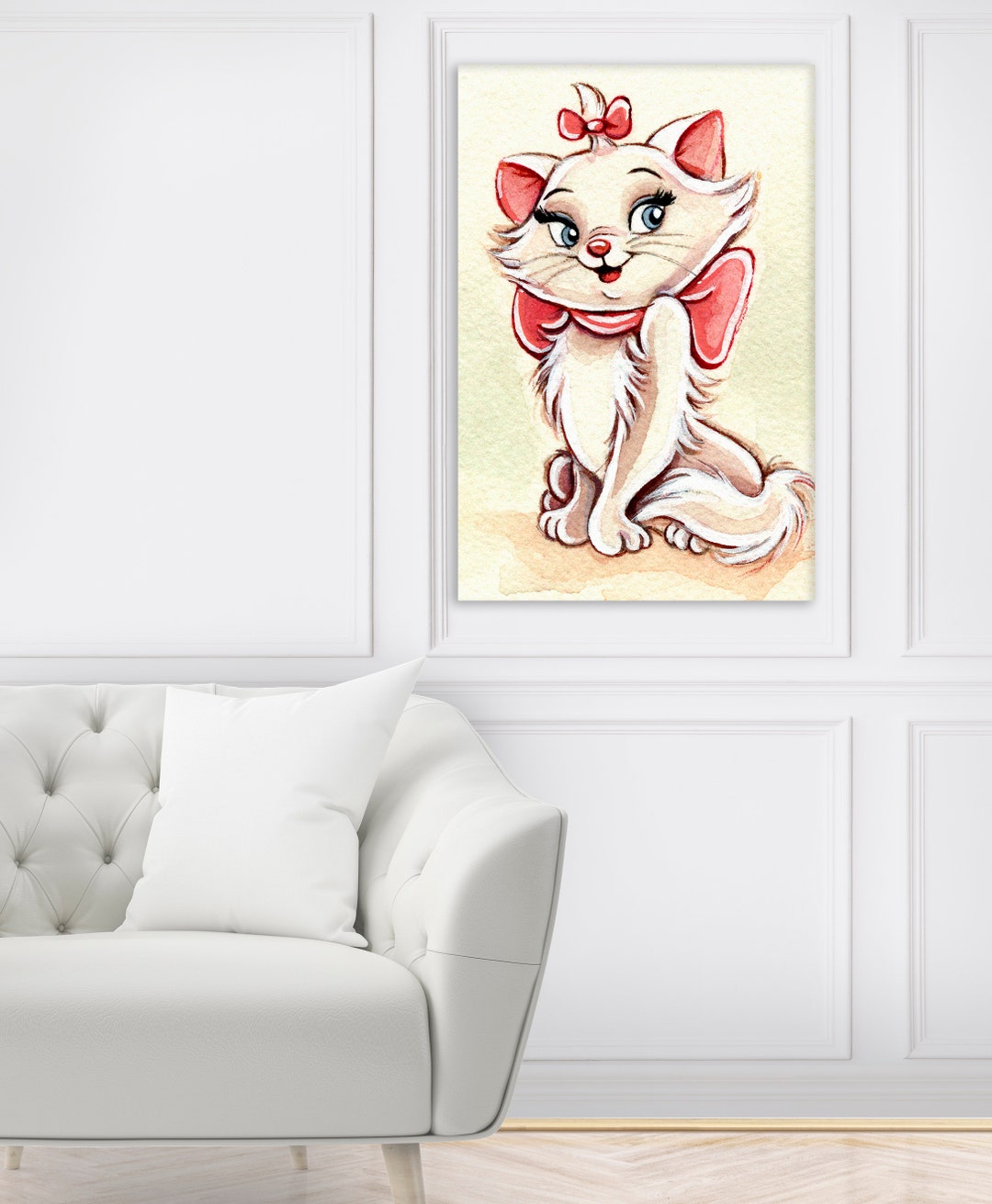 Fancy Kitten Canvas - Etsy