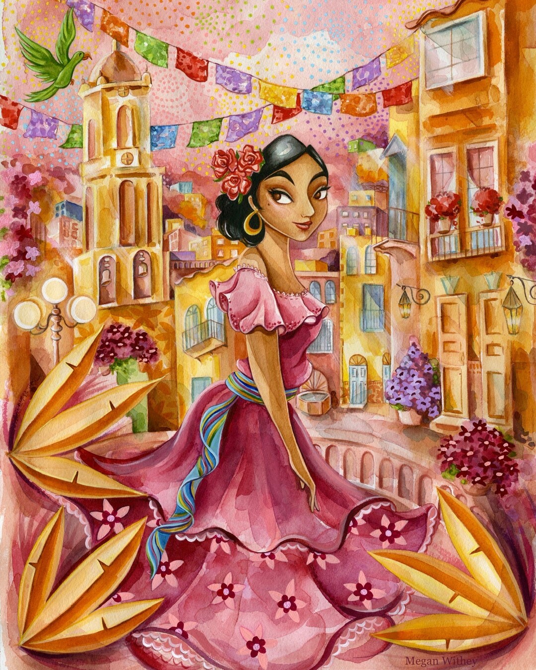 Mexican Princess Premium Art Print - Etsy