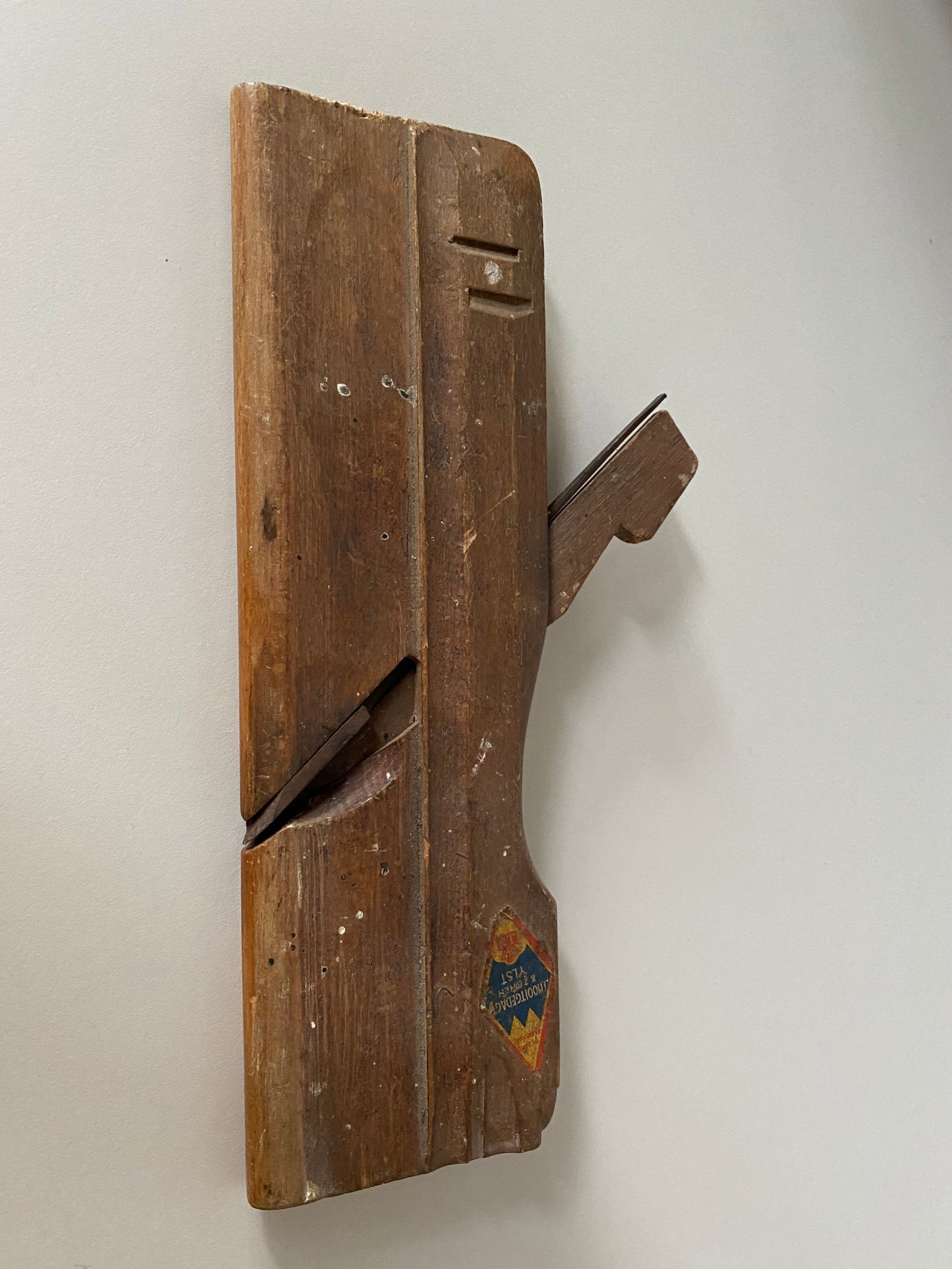 Antieke Houten Sponningschaaf Van J. Nooitgedagt & Zonen Ijlst - Etsy