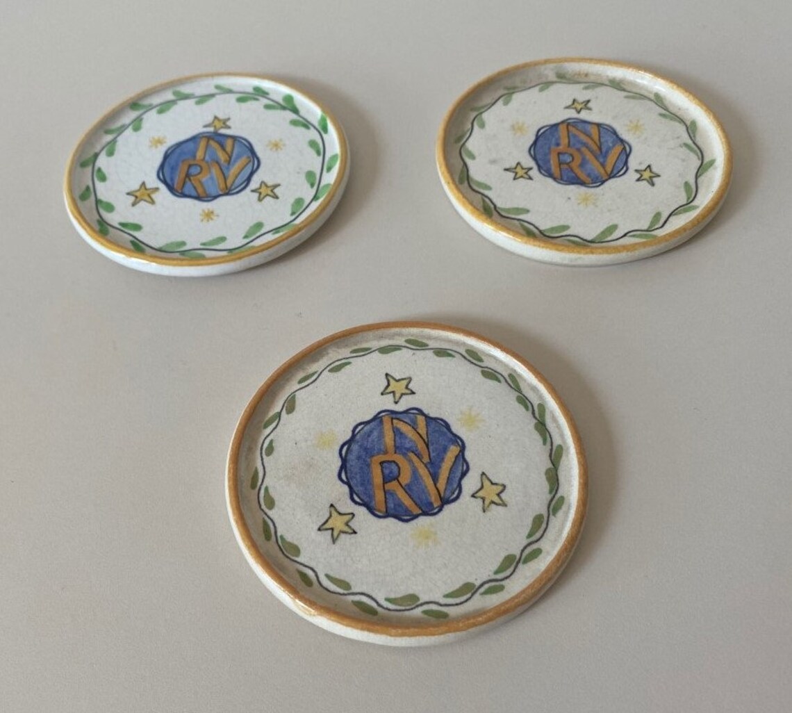 Goedewaagen Gouda Three Art Deco Ceramic Coasters - Etsy