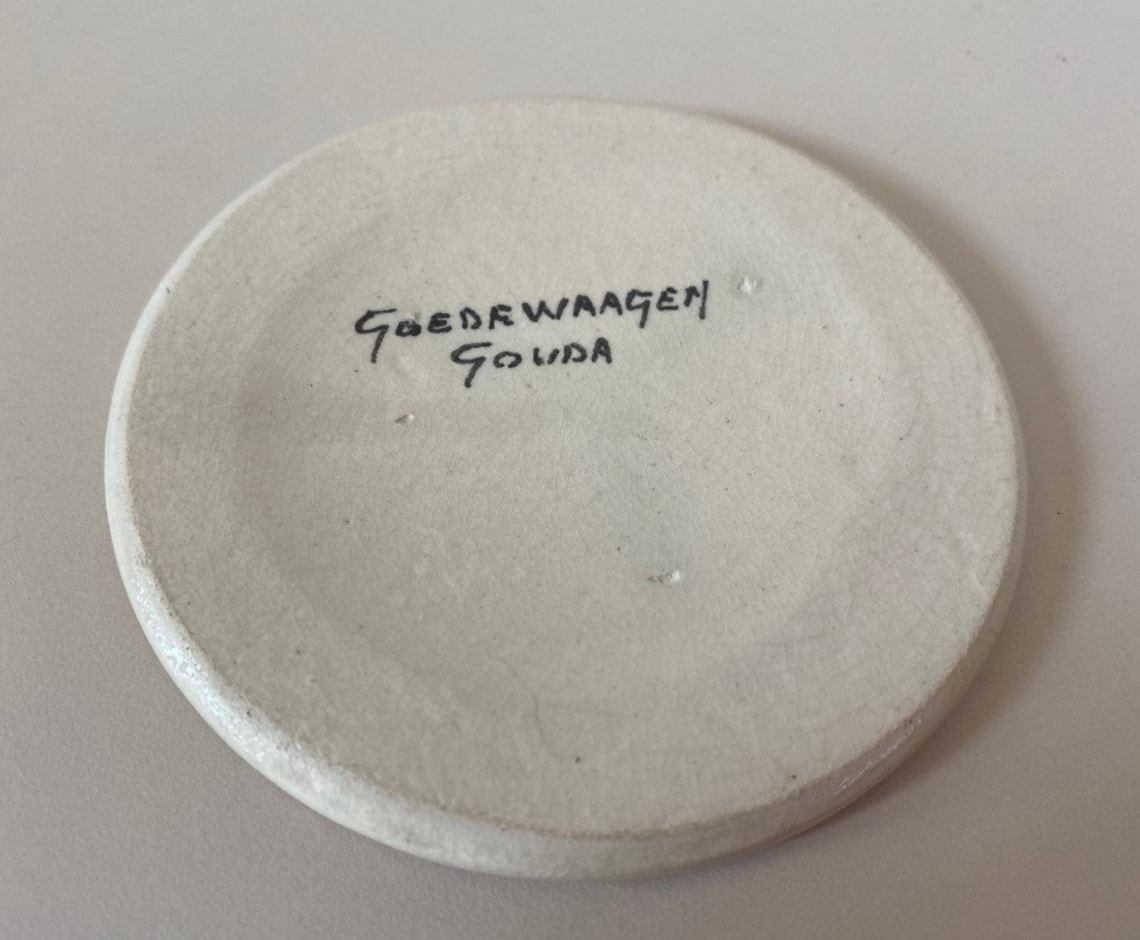Goedewaagen Gouda Three Art Deco Ceramic Coasters - Etsy