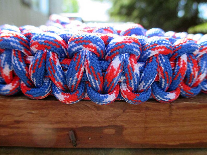Patriot Paracord Red White and Blue Horse Tack Set - Etsy