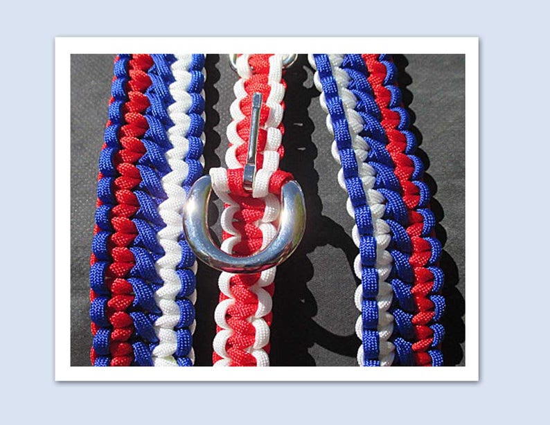 Red White and Blue Horse Paracord Tack Set - Etsy