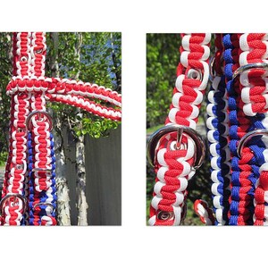 Red White and Blue Horse Paracord Tack Set - Etsy