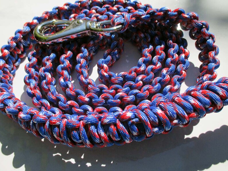 Patriot Red White and Blue Paracord Halter and 6' Lead - Etsy