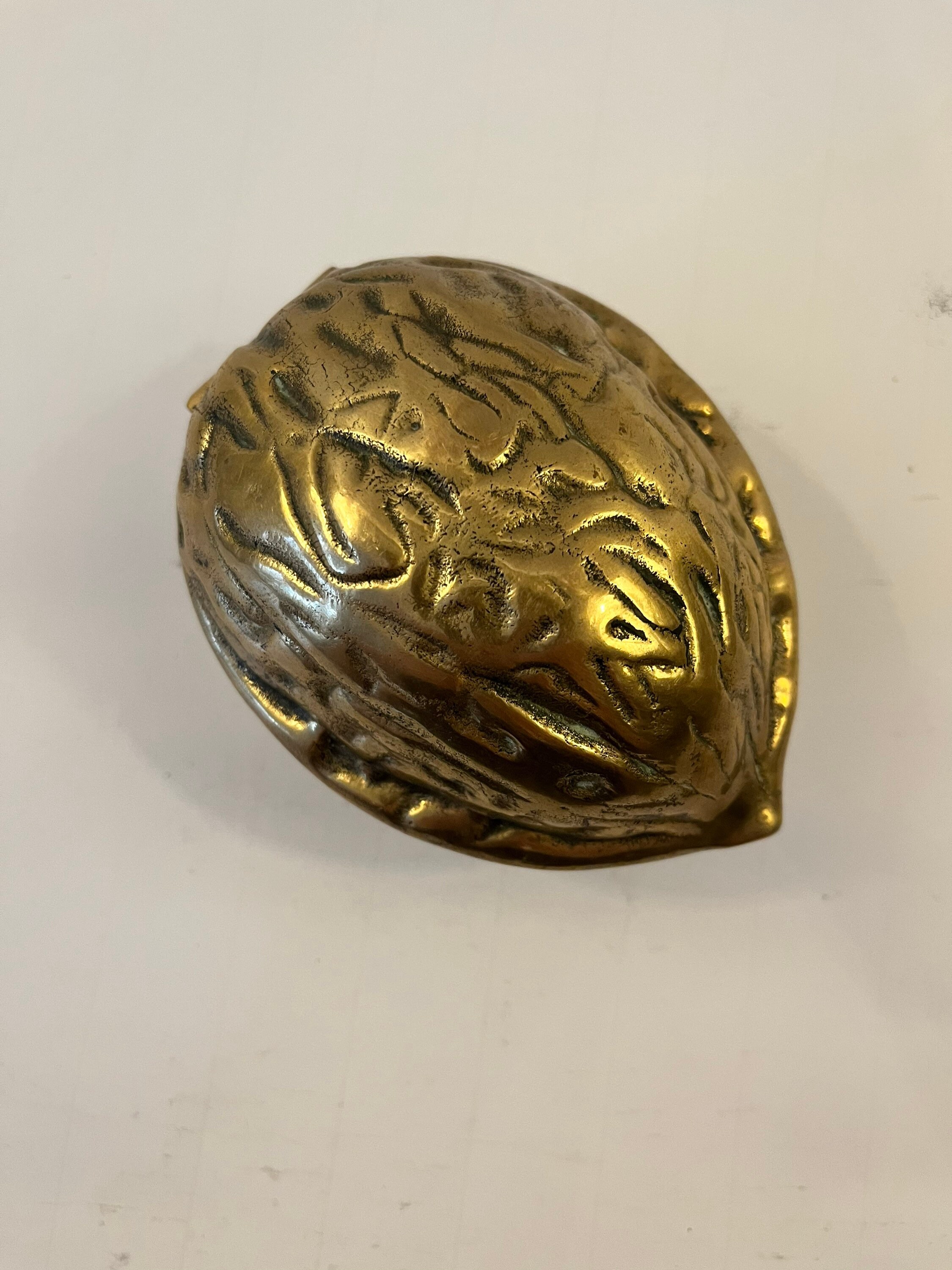Brass Walnut Shaped Table Nut Cracker - Etsy