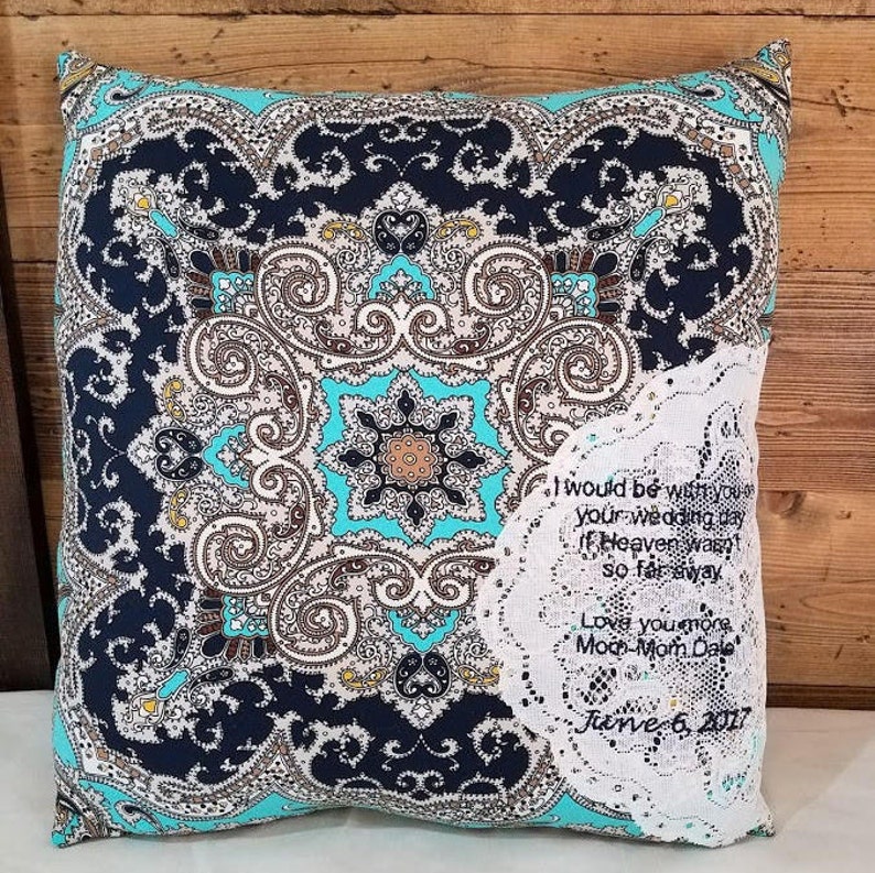 Custom Memory Pillow - Etsy