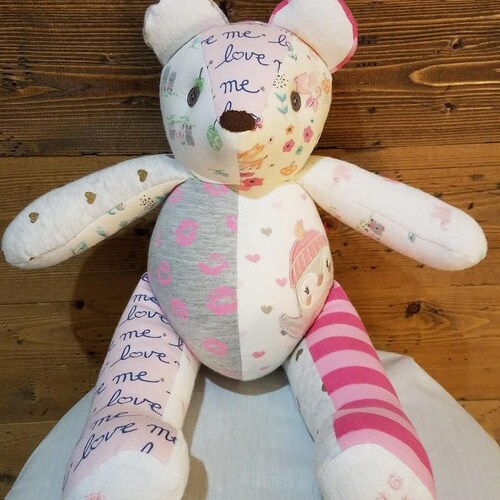 Custom Memory Bears Handmade From Your Clothing or Fabric - Etsy
