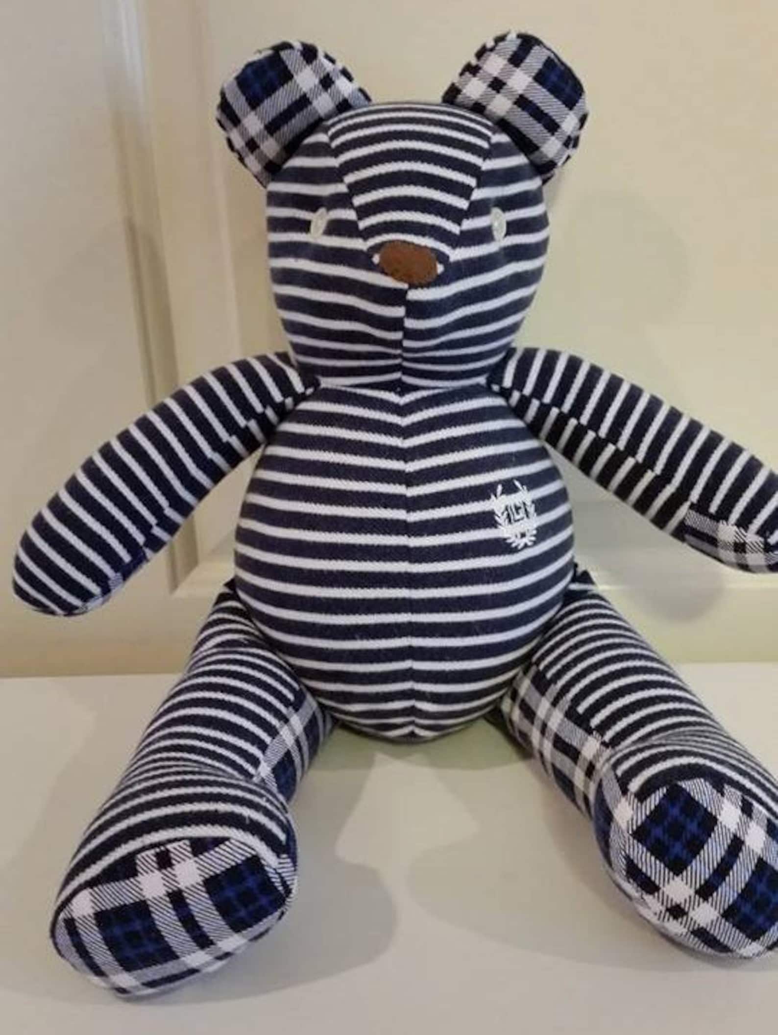 Custom Memory Bears, Handmade From Your Clothing or Fabric - Etsy