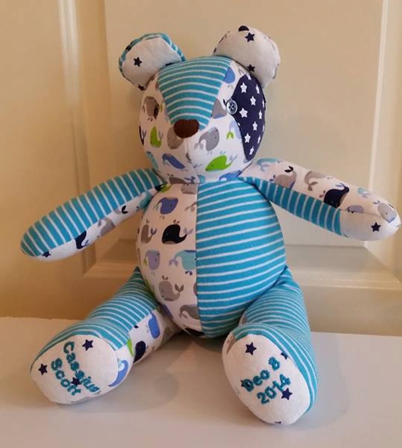 Custom Baby Memory Bears Handmade From Your Baby's - Etsy