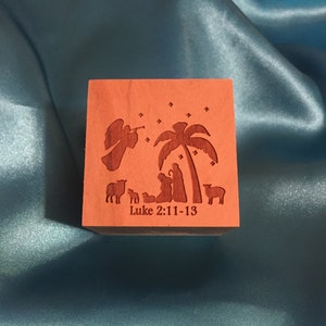 Personalized Nativity Scene Blocks - Nativity Story - Christmas Story ...