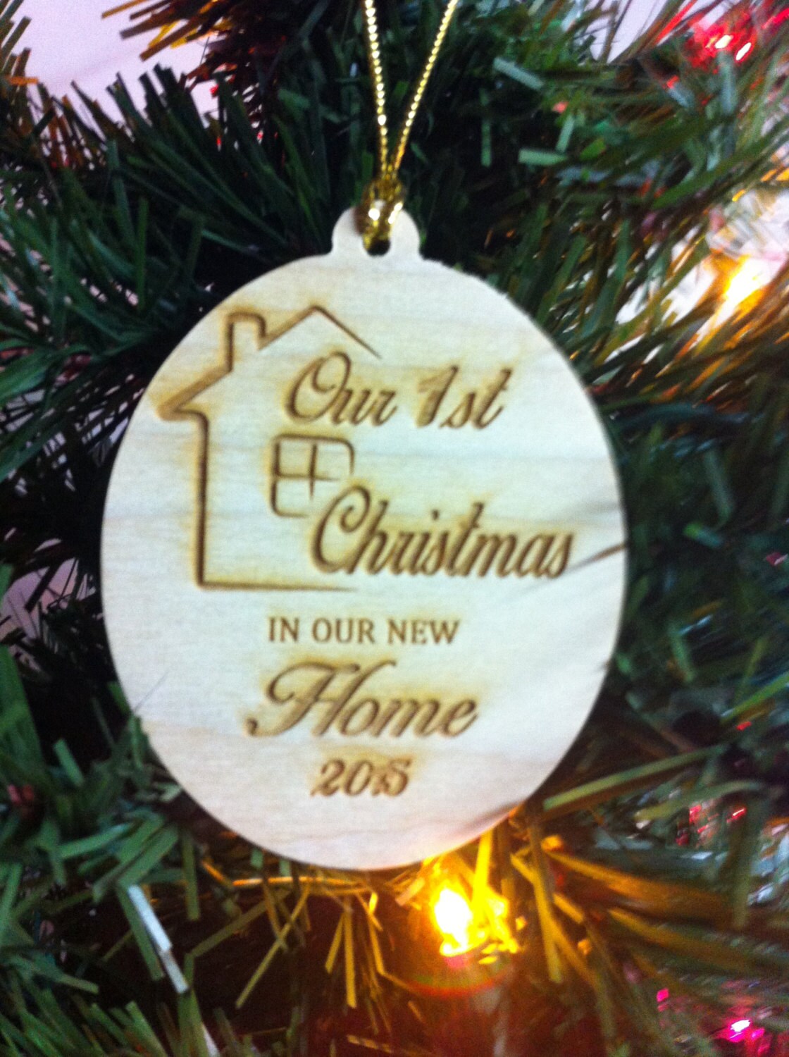 Our First Christmas In Our New Home Rustic Wood Christmas | Etsy