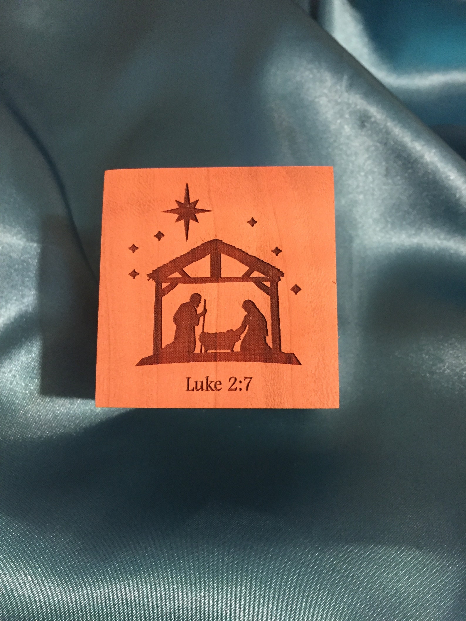 Personalized Nativity Scene Blocks Nativity Story | Etsy