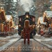 Christmas Train Digital Backdrop, Xmas Express Composites, North Pole ...