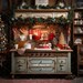Christmas Kitchen Backdrop, Kitchen Digital Background Photography ...