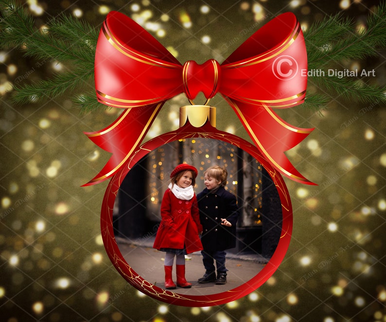 Christmas Digital Backdrop Background Holiday Christmas Frame - Etsy