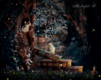 Digital Fantasy Composite Background for Kids Enchanted - Etsy