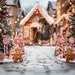 5 Christmas Gingerbread Backgrounds Photography, Christmas Digital ...