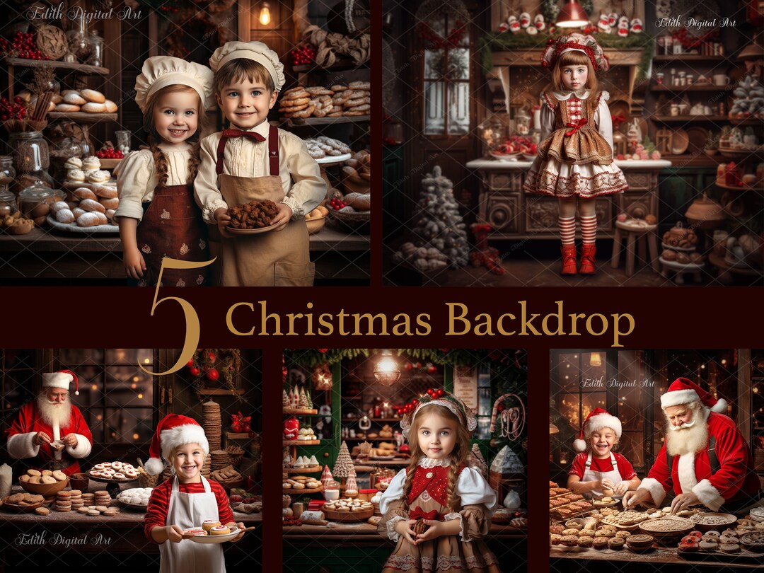 Christmas Digital Backdrop Photography, Christmas Background Composite ...