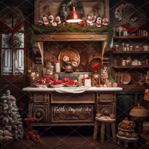 Christmas Digital Backdrop Photography, Christmas Background Composite ...