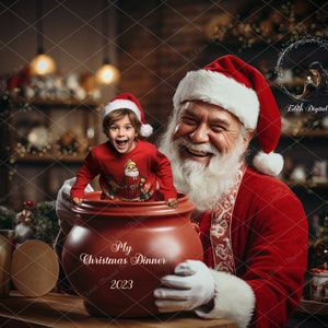 Christmas Digital Backdrop, Bundle of 5 Christmas Backgrounds ...