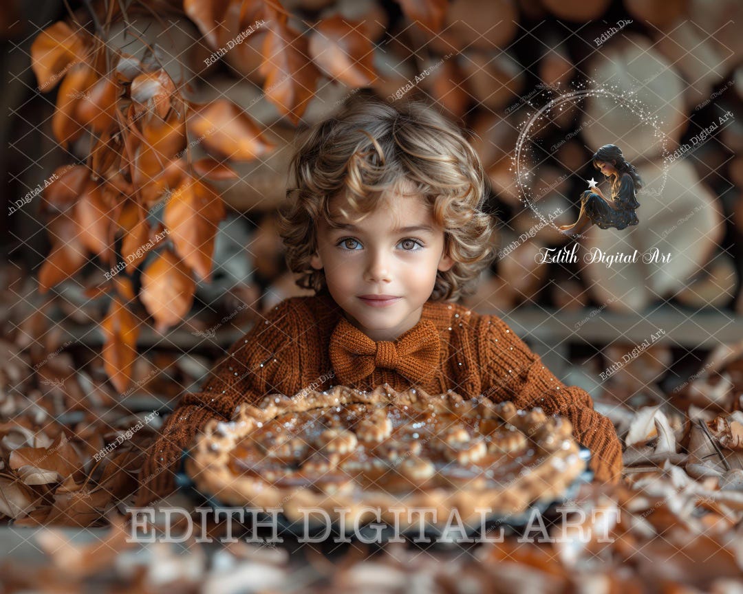 Autumn Digital Backdrop, Fall Digital Background Composite, Leaves ...