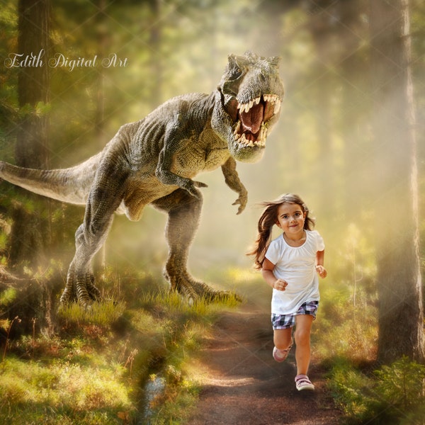Dinosaur Photoshop Kids Backdrop - Etsy