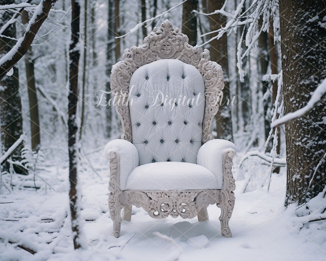 Winter Digital Backdropchristmas Digital Background, Enchanted Forest ...