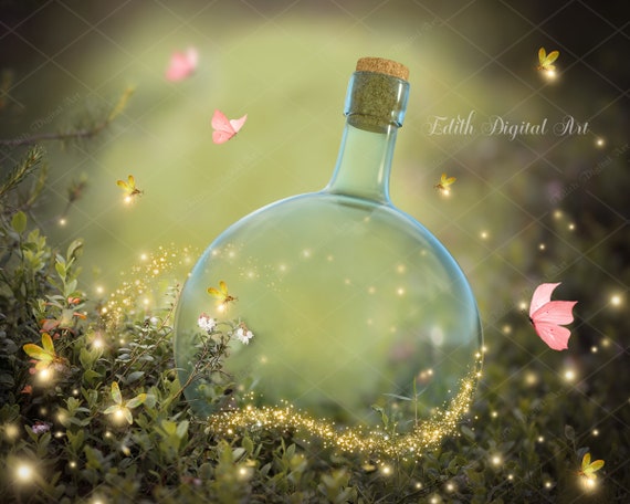 Toile de fond numérique de conte de fées composite - Etsy France