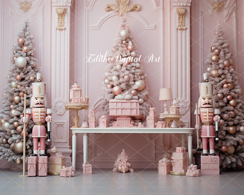 Christmas Digital Backdrop Photography, Christmas Bundle of 5 Digital ...