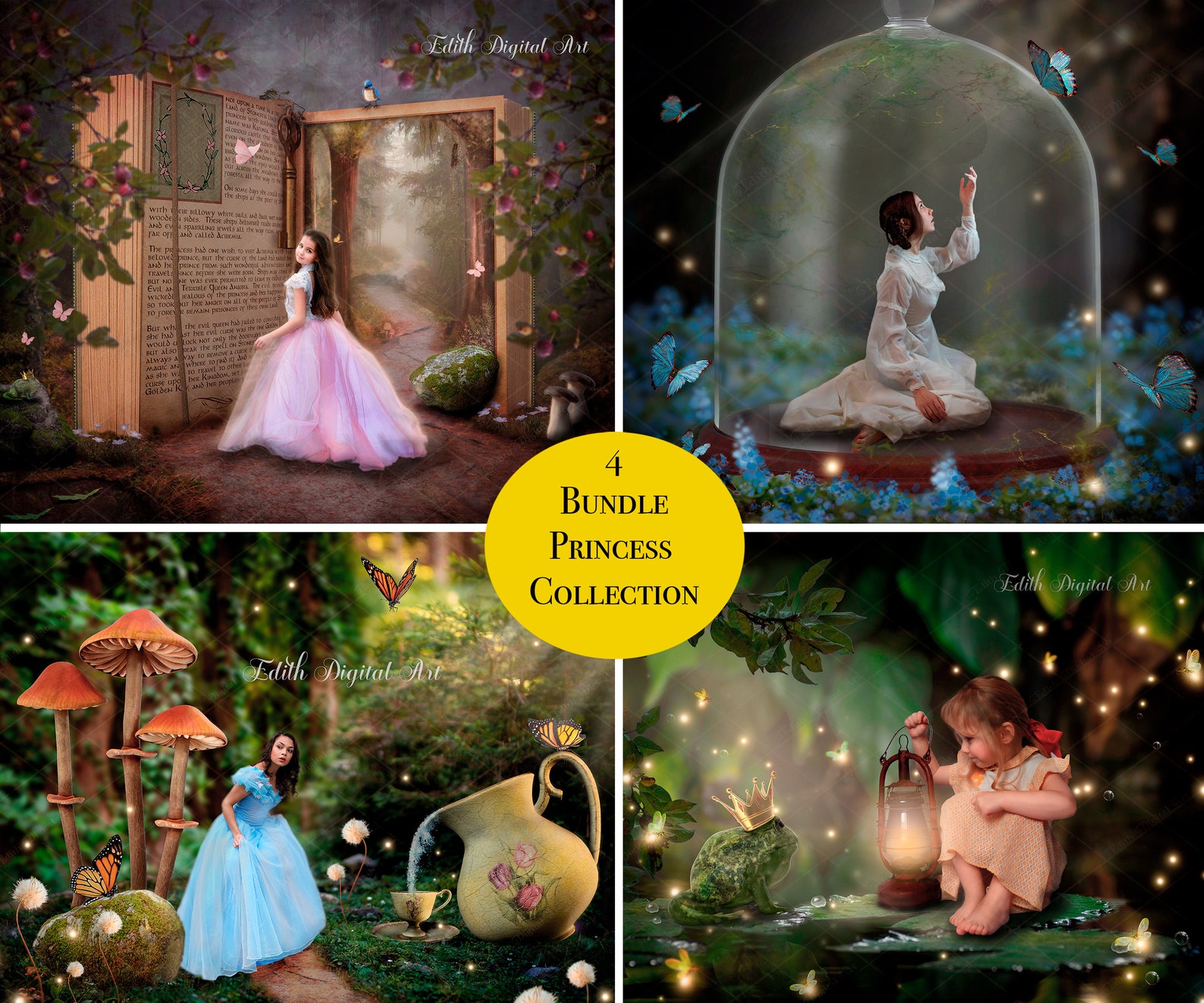 Princess Digital Background Photography Composite Book - Etsy