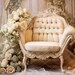Newborn Backdrop Chair Digital Photography, Toddler Background, Floral ...