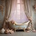 Bathtub Photography Backdrop Floral Vintage Bathtub - Etsy