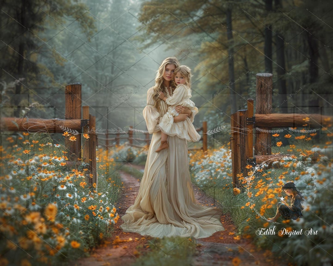 Spring Digital Backdrop, Easter Digital Background Photography, Summer ...