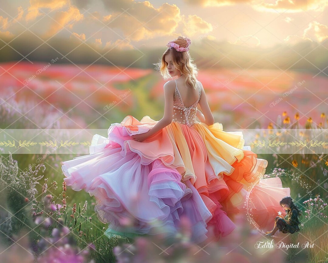 Spring Digital Background, Floral Digital Backdrop Photography, Blooms ...