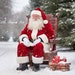 Santa Digital Backdrop Photography, Christmas Digital Background ...