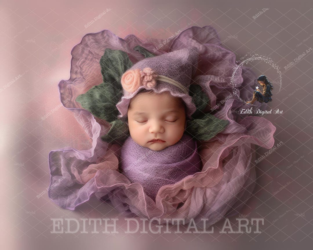 Newborn Digital Backdrop Face Insert, Newborn Faceswap, Add Face ...