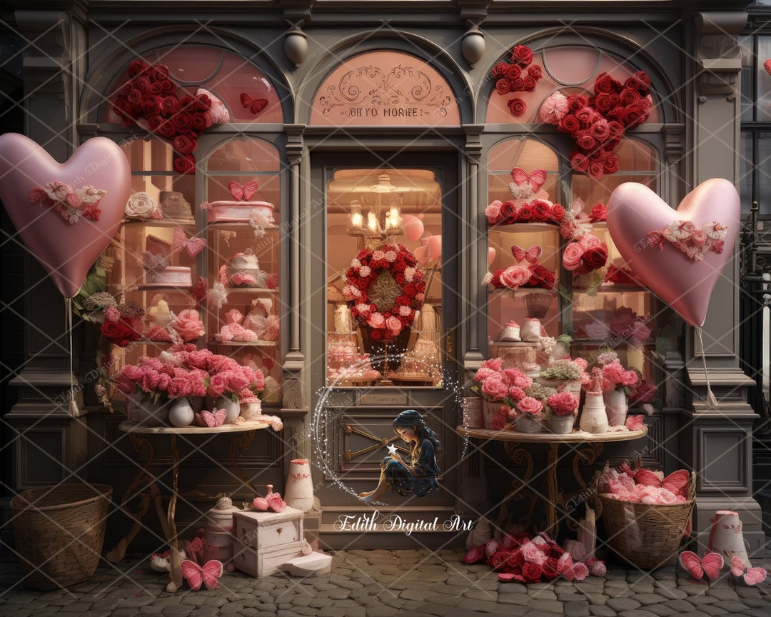 Valentine's Digital Background Photography, Love Digital Background ...