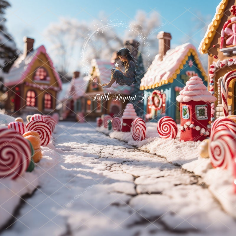 Gingerbread Village - Etsy